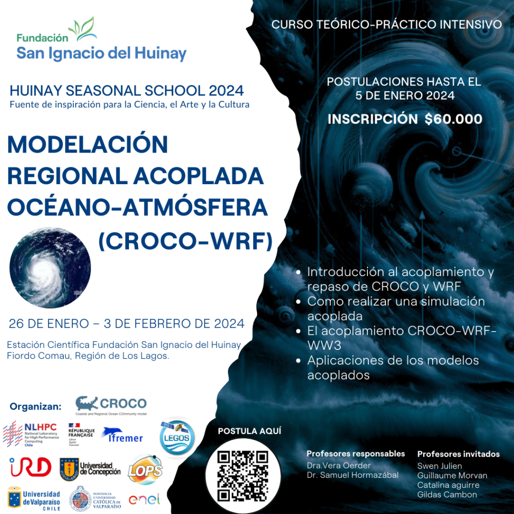 Modelación regional acoplada océano-atmósfera (CROCO-WRF) | NLHPC